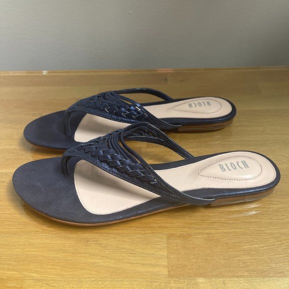 Bloch | Shoes | Bloch Loretta Leather Thong Sandals 395 | Poshmark